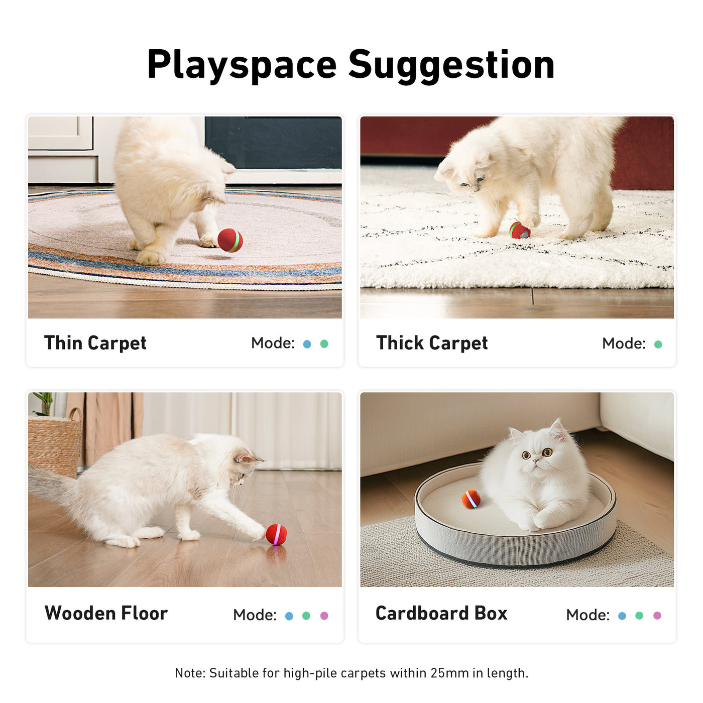 Wicked Ball M3 | Cheerble - Advanced Interactive Toy for Cats